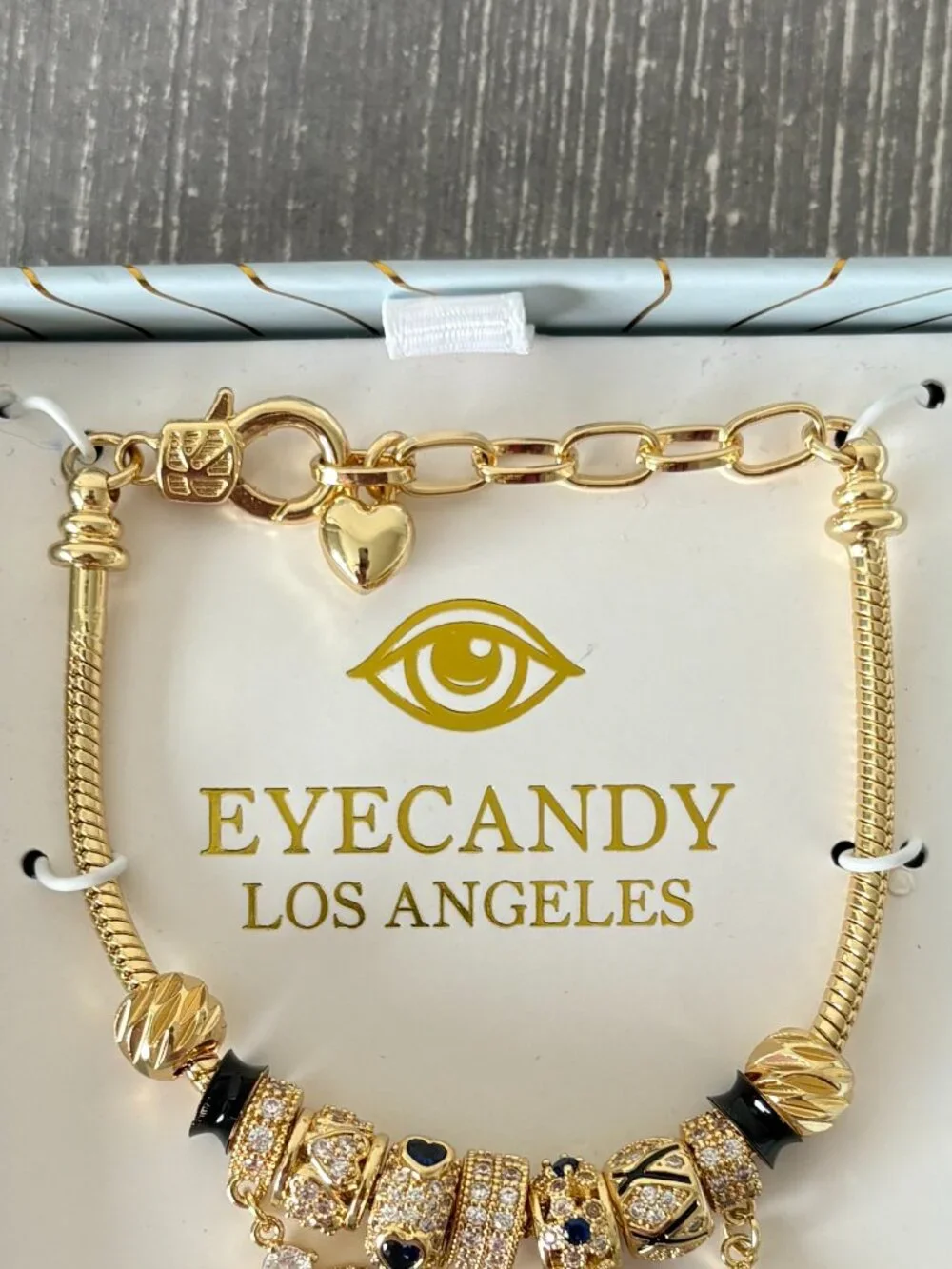 eye candy | Jewelry | Nib Eye Candy Los Angeles Charm Bracelet | Poshmark